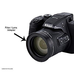 Nikon COOLPIX B600 High Grade Multi-Coated & Threaded 3 Piece Lens Filter Kit (Includes Filter Adapter & Cap)