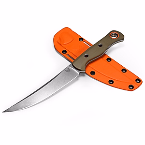 Benchmade - MeatCrafter 15500 Hunting and Cutlery Knife with OD Green G10 Handle (15500-3)