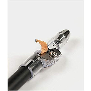 Ruby Kisses GoBrow Eyebrow Pencil, Sharpenable, Longwear, Long Lasting Eyebrow Wooden Pencil for Natural-Looking Brows 6 PACK (Black Brown)