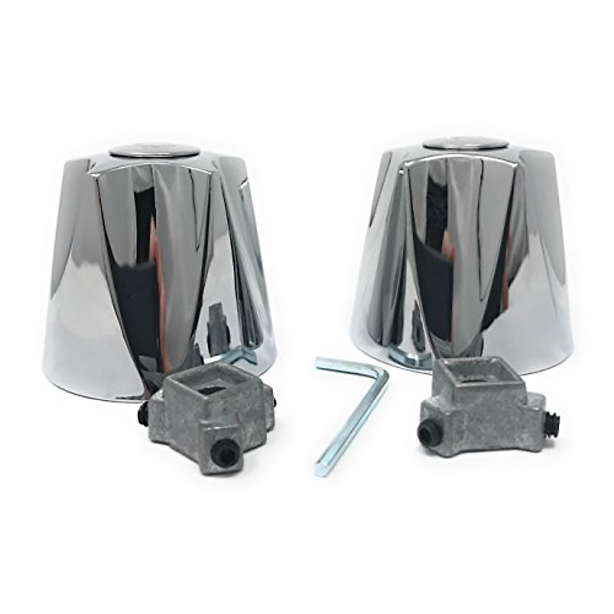 MI MADOL Imports, LLC MADOL Universal Handles with 2" Large Cavity [2233] Shower Replacement Handle Kit Easy Installation/Manerales para Regaderas Universales Caben en Todo tipo de Grifos