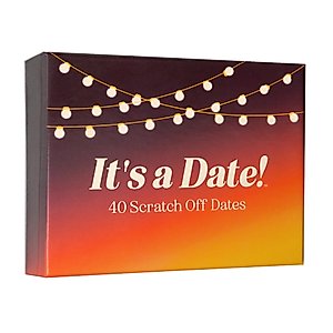 It's a Date!, 40 Fun and Romantic Scratch Off Date Ideas for Him, Her, Girlfriend, Boyfriend, Wife, or Husband, Perfect for Date Night, Special Couples Gift for Anniversaries, Birthdays & More!