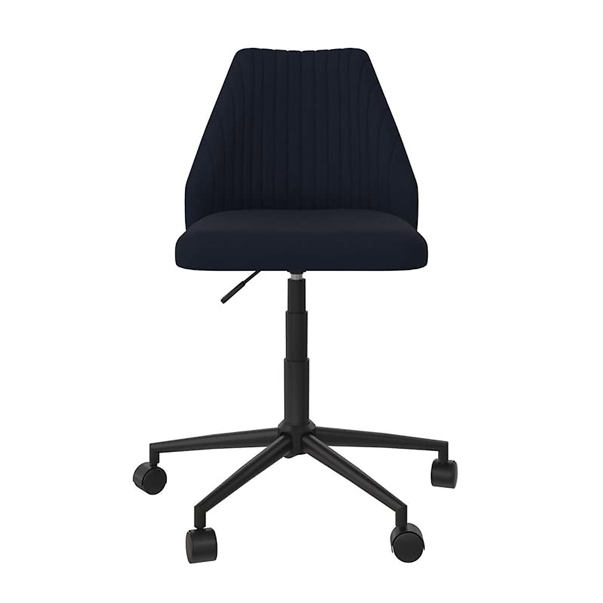 Novogratz Brittany Office Chair with Casters, Blue Linen