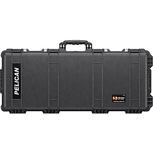 Pelican Protector 1700 Long Case - Multi-Purpose Hard Case with Foam - Tripod, Camera Equipment, Sportsmans Gun Case, Electronics Gear, and More (Black)