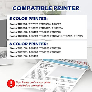 DOUBLE D 280 281 Ink Cartridges Compatible Replacement for Canon 280 281 PGI-280XXL CLI-281XXL for Canon PIXMA TR7520 TR8520 TS8220 TS9120 TS8120 TS6120 TS6220 TS9520 TS9521C TS702 (PGBK, BK, C, M, Y)