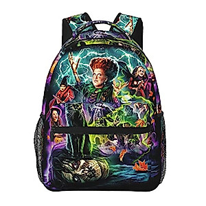 Halloween Backpack Lightweight Laptop Daypack, Cartoon Multifunctional For Boys & Girls, One Size