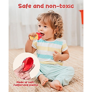 JoyCat Ice Cream Preschool Learning Activities Counting and Color Sorting Set Stacking Toys for Kids 3-5, Alphabet Learning Toys, ABC Learning Toys in Upper & Lowercase, Montessori Fine Motor Skill