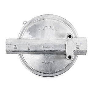 Camco 59013 Single Stage Propane Low Press Regulator, Silver