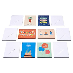 American Greetings Bulk Blank Birthday Cards Assortment (48-Count)