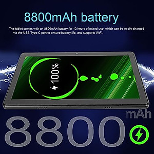 HEEPDD Tablet Computer, 5.0 8MP 13MP Dual Camera 100-240V Tablet Call for Reading (#1)