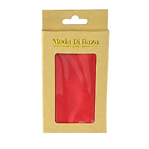Moda Di Raza, Pocket square, Satin Finish Hanky, Men Handkerchiefs, Red handkerchief
