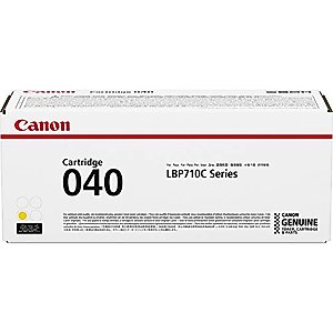 Canon Genuine Toner, Cartridge 040 Yellow (0454C001), 1 Pack, for Canon Color imageCLASS LBP712Cdn Laser Printer, Black