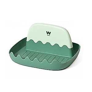 Adhiper-Pot lid holder and Lid and Spoon Holder, Stove receiving water Storage Rack, Anti-staining oil Storage Rack, Pot cover cutting board Storage Rack, Barbecue Storage Rack （Green）