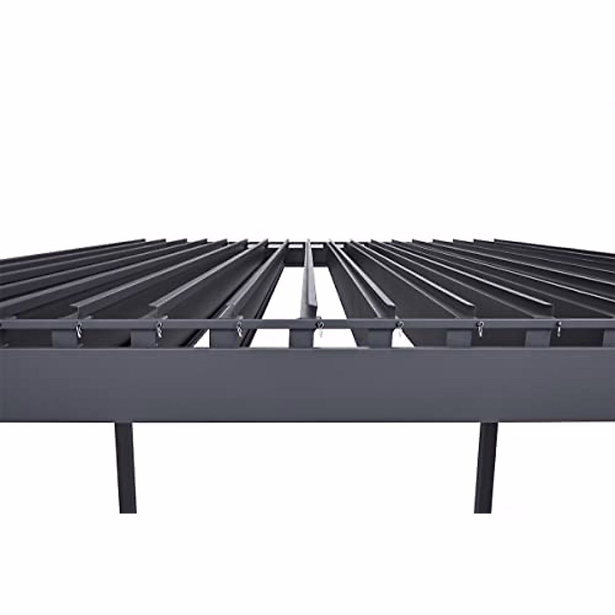 SORARA Louvered Pergola Mirador 10' × 20' Aluminum Gazebo with Adjustable Roof for Outdoor Deck Garden Patio (Charcoal Black)