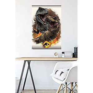 Trends International Jurassic World: Dominion - Giga Vs T. Rex Wall Poster