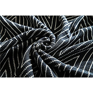 100% Cotton Throw Blanket, Stylish While Classic Pattern, Natural Soft & Cozy Throws for Bed Couch/Sofa/Bed/Picnic