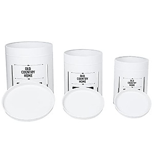 Saratoga Home Potato and Onion Storage Bin, Super Large Set, Potato Storage Holds 11.5 lbs, Onion Storage Containers Hold 5.5 lbs, Garlic Holder 20+ Bulbs, Vegetable Keepers, Potato Bin, White