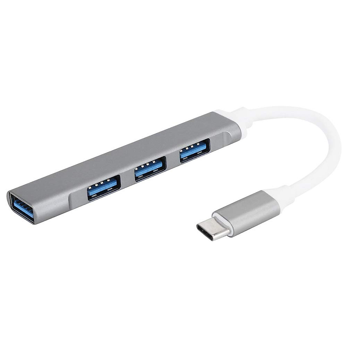 Compact in Size and Easy to Carry Type‑C USB Hub, Computer Accessories, for Smart Phones and Tablets All Types of Laptops(Gray)
