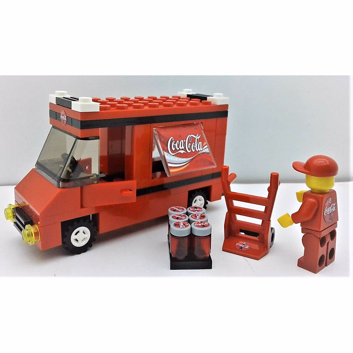 Lego City Vehicle COCA COLA set. / TRUCK case Minifigure hand truck