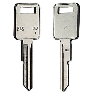 JMA Uncut Key Blank Compatible with GM - B48 - GM-6E (10 Pack)