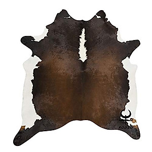 Exotic Brown Cowhide Rug