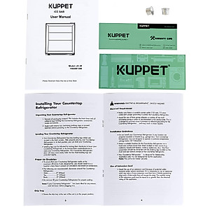 KUPPET Mini Fridge Cooler - 62 Can Beverage Refrigerator Glass Door for Beer Soda or Wine, Glass Door Small Drink Dispenser Machine Clear Front Removable for Home, Office or Bar, 1.6Cu.Ft