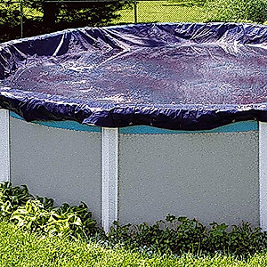 Swimline 30 Foot Heavy Round Above Ground Winter Swimming Pool Cover (6 Pack)