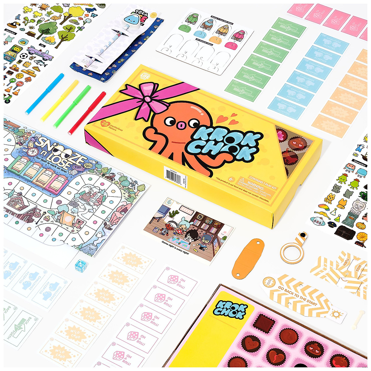 Toca Life Hair Salon, DIY Activity Kit Mystery Box with Exclusive Collectible, Kids Toys & Games for Ages 6 and up