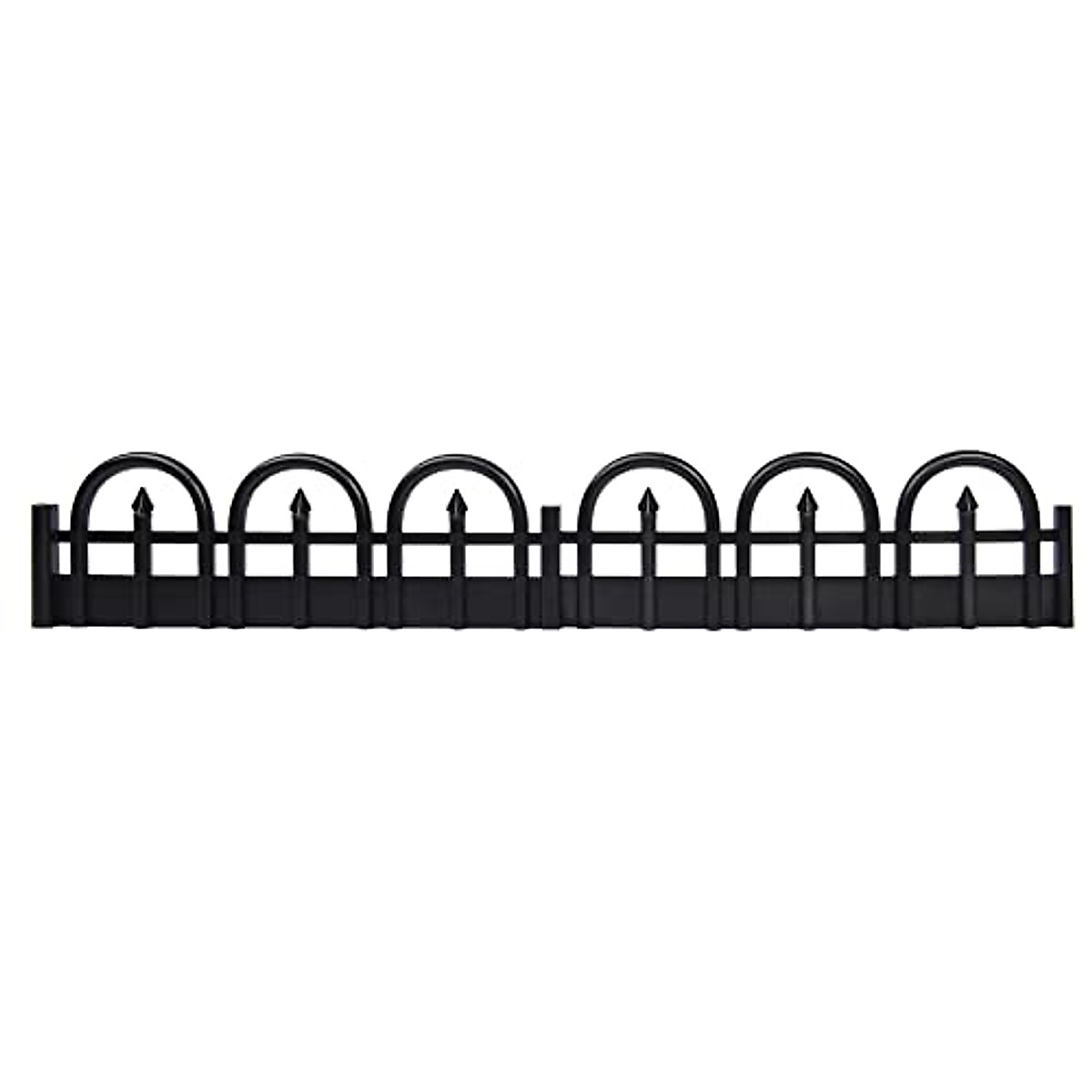 EasyFlex Decorative No-Dig Landscape Edging Kit - 15 ft., Black Wrought Iron-Look