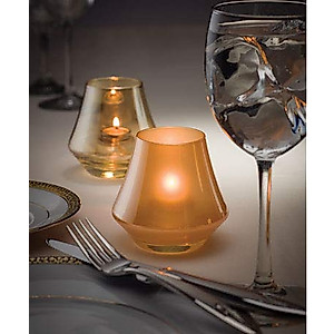 D'light Online HD15 Liquid Votive Fuel Cells 15 Hour Disposable Liquid Disposable in Clear Plastic Fuel Cells Liquid Paraffin in Easy to Open Packaging- Set of 96