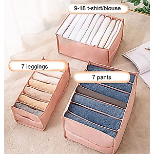 PINK - Shirt Organizer Clothing Storage Drawer Storage