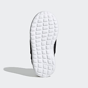 adidas Kids Lite Racer Adapt 4.0 Running Shoe, Black/Black/White, 10 US Unisex Toddler