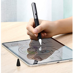 SUPCASE Silicone Protective Case for Apple Pencil (2nd Generation), Anti-Slip Grip with Nib Cover (3 Pieces) Accessories (Black)