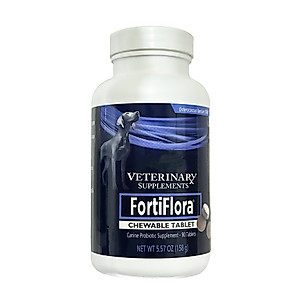 Veterinary Supplements Chewable Dog Probiotic Supplement Tablets - 90 ct. Canister