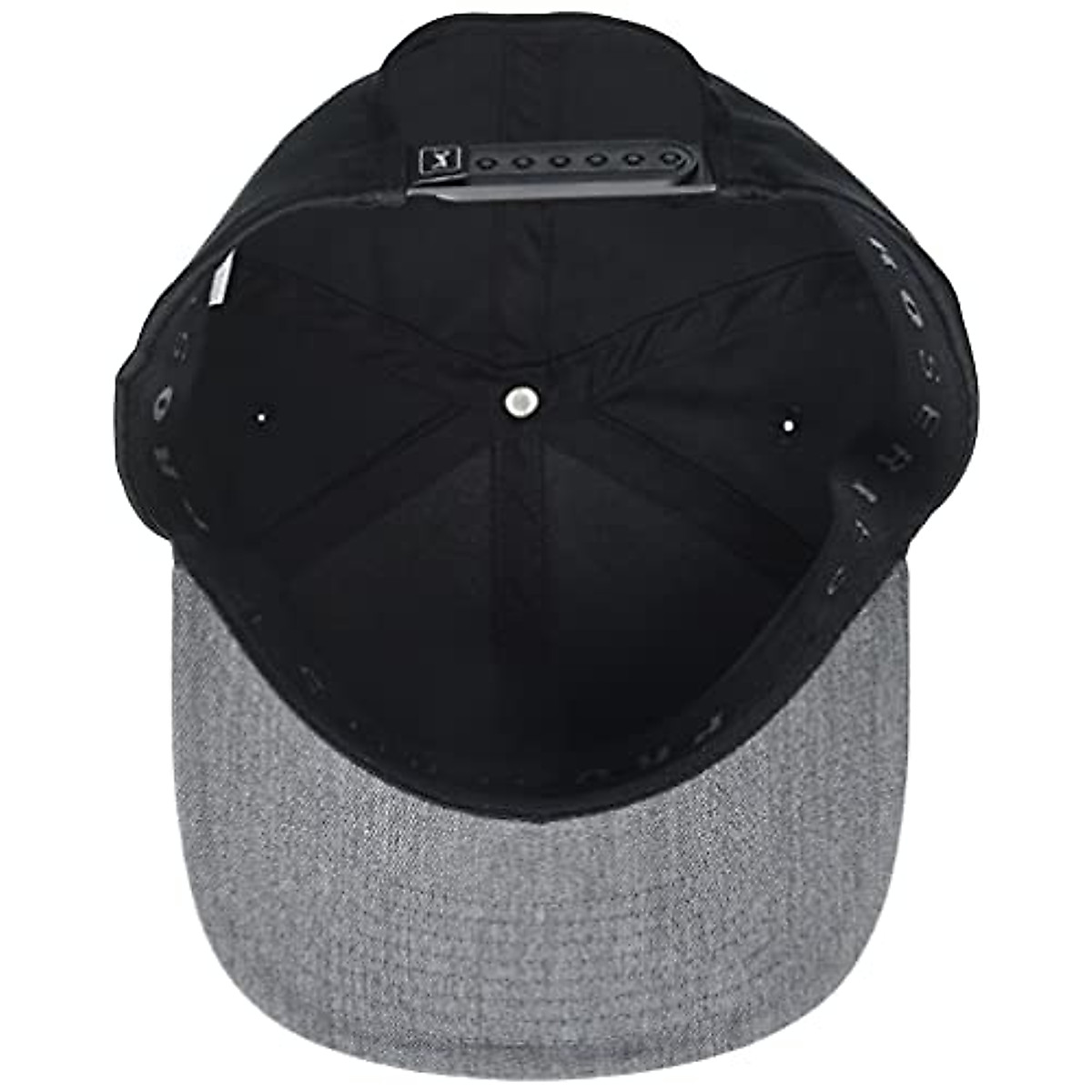 PGA TOUR Men's Standard Stableford Flatbill Golf Cap, Caviar Heather, One Size