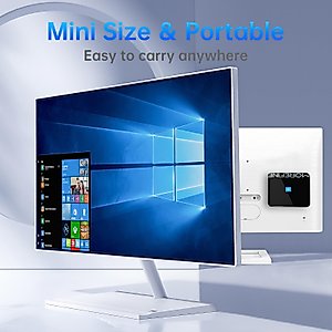 MOREFINE M9 Mini PC Windows 11 Pro, Intel 12th Gen N100(Up to 3.4GHz) Mini Computers, 16GB DDR4 RAM 512GB M.2 NVME SSD Mini Desktop Computer, Windows Computer Support WiFi6/BT5.2/Dual Display