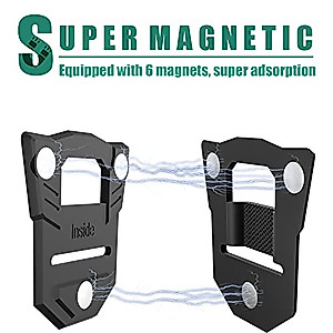 RUKUHOT Body Camera Mount, Universal Camera Mounts & Clamps Fit for All Models Police Body Cam, Strong Magnet Camera Holder Stick to Clothes Prevent Moving