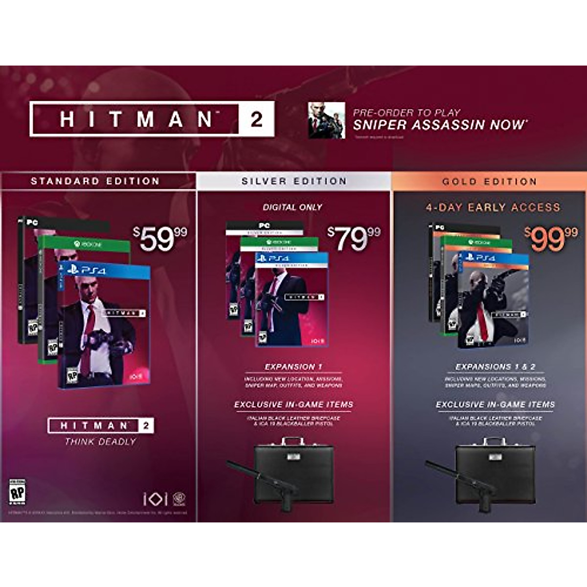 Hitman 2: Gold Edition - Xbox One