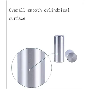 100 Pieces 304 Stainless Steel Cylindrical locating Dowel pin,Diameter 2mm; Total Length 6mm.for Metal Devices, Industrial Mold.