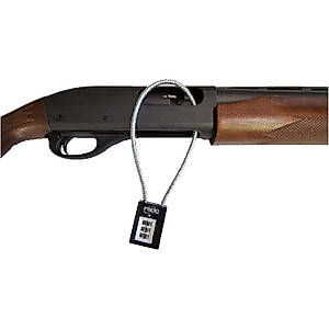 FSDC (Firearm Safety Devices – FSDC-CL1996RCB 14" Combination Cable Gun Lock - California DOJ Approved Lock - Scratch-Resistant Paint Finish – 3-Pack