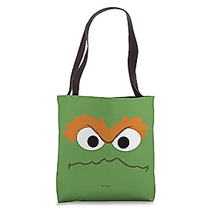 Sesame Street Oscar the Grouch Face Tote Bag