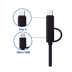 Charger Cord Replacement for Amazon Fire TV Stick, All Kindle Fire Tablets, Compatible with Samsung S7 S6 Edge J8 J7 Phone Charger Cable and AC/DC Home Wall Charger Power Adapter