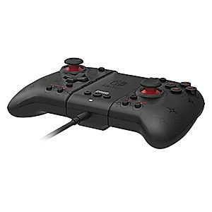 HORI Split Pad Pro Attachment Set - Ergonomic Controller for Handheld Mode & Wired Controller - Officially Licensed By Nintendo - Nintendo Switch;