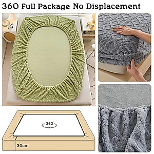 Lyvara Magic Mattress Cover, 2 in 1 Lyvara Luxury Mattress Covers Ftted Sheet for Twin Full Queen King California King Size Bed (Pink+2 Pillowcases, Queen 59.1" × 78.8")