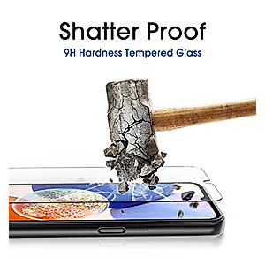 amFilm (3 Pack) Tempered Glass Screen Protector Compatible with Samsung Galaxy A14 5G 6.6" with Easy Installation Kit, Case Friendly, Bubbles-Free