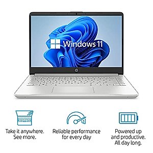 HP 15.6" Laptop, Intel Core i3-1115G4 Processor, Intel UHD Graphics, 15.6" HD LED Display, Online Meeting Ready, Wi-Fi and Bluetooth, HDMI, Windows 11 Home in S Mode (16GB RAM | 1TB SSD)