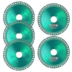 Indestructible Disc for Grinder, Upgraded Angle Grinder Cutting Disc, Ultra-Thin Saw Blade Diamond Cutting Wheels, Cutter Saw for Glass Wood Stone Metal Ceramic Tile Inner Hole 20mm (5Pcs)