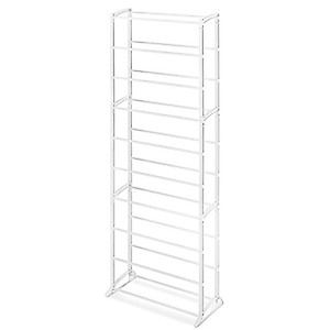 Whitmor Freestanding 30-Pair Shoe Rack