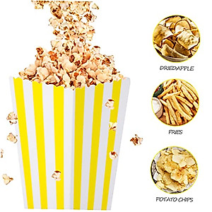 48pcs Popcorn Boxes Popcorn Box Mini Treat Boxes Charcuterie Containers Snack Container Disposable Popcorn Box Empty Popcorn Box Movie Night Party Favor Popcorn Serving Boxes