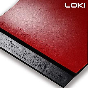 Loki T3 (Thor-3) Red Table Tennis Rubber , Maximum Sponge thickess