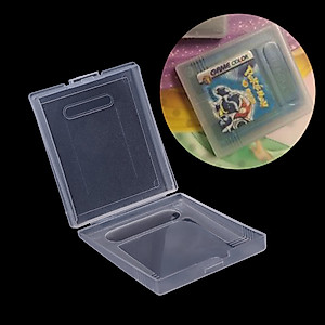 Forgun 5X Clear Plastic Game Cartridge Case Dust Cover for Nintendo Game Boy Color GBC
